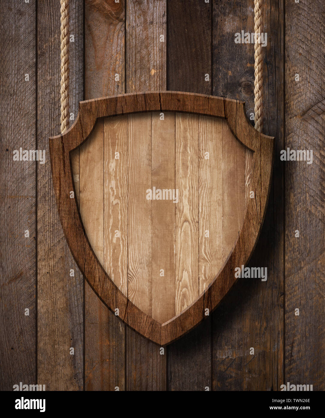 Hanging shield hi-res stock photography and images - Alamy