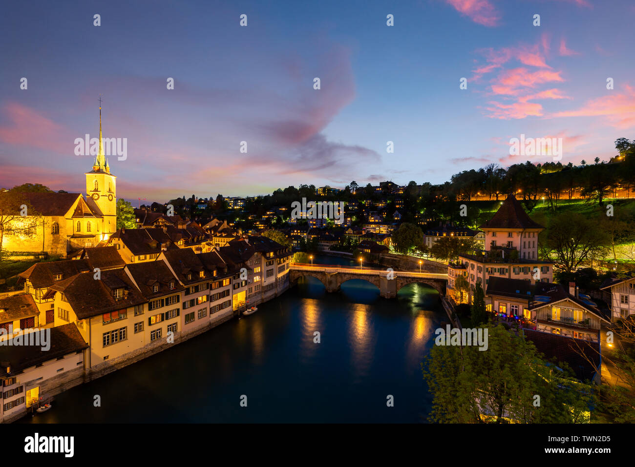 Bern. Image of Bern, capital city of Switzerland, during dramatic ...