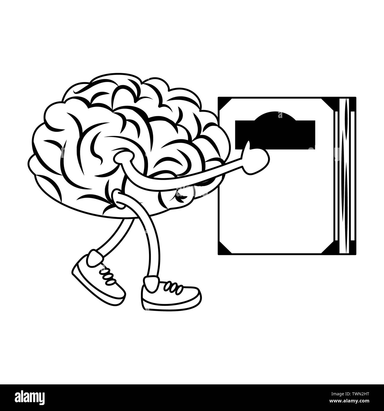 Brain Clipart Black And White