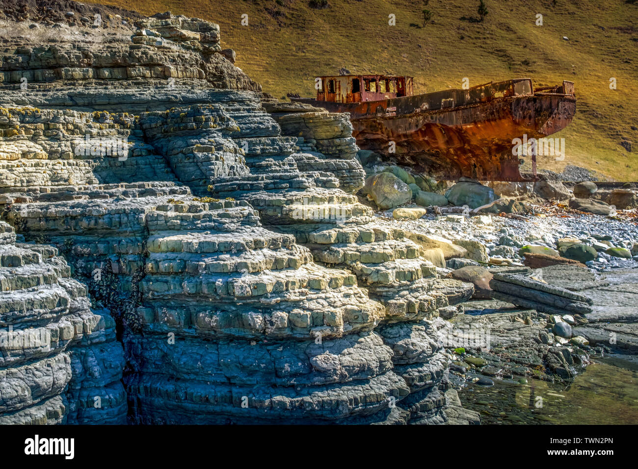 Historic ship wreck hi-res stock photography and images - Alamy