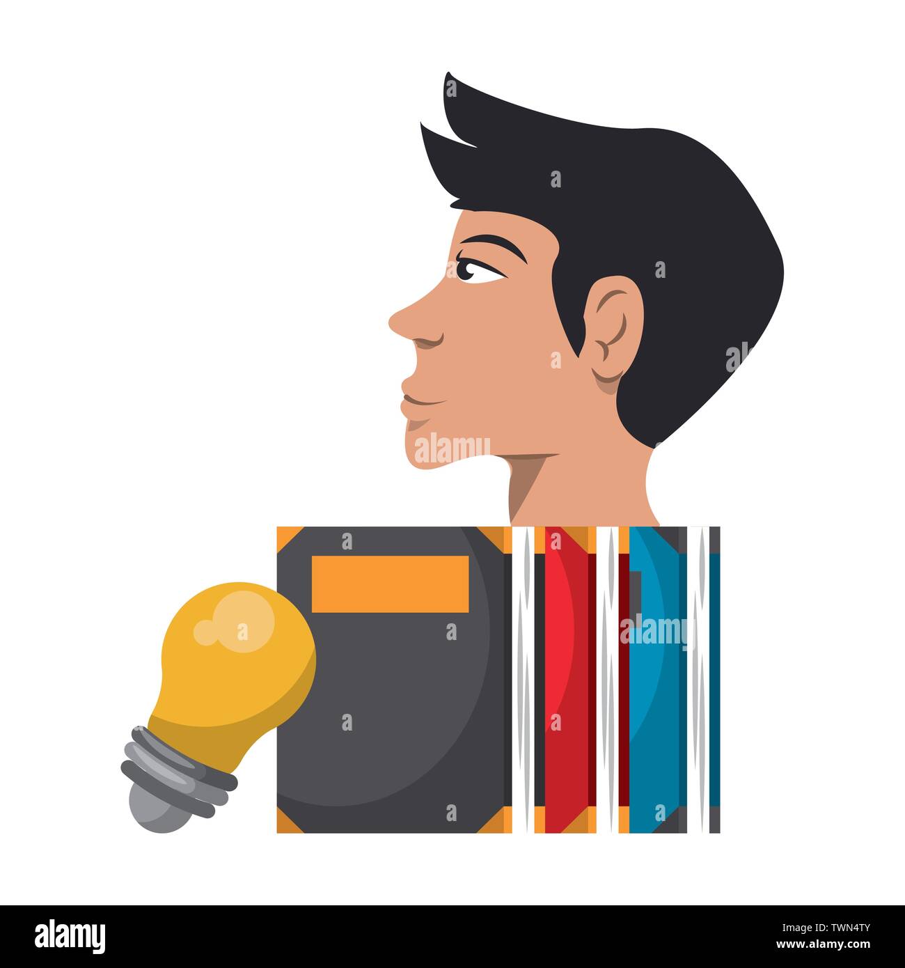 Books knowledge and education cartoons Stock Vector Image & Art - Alamy