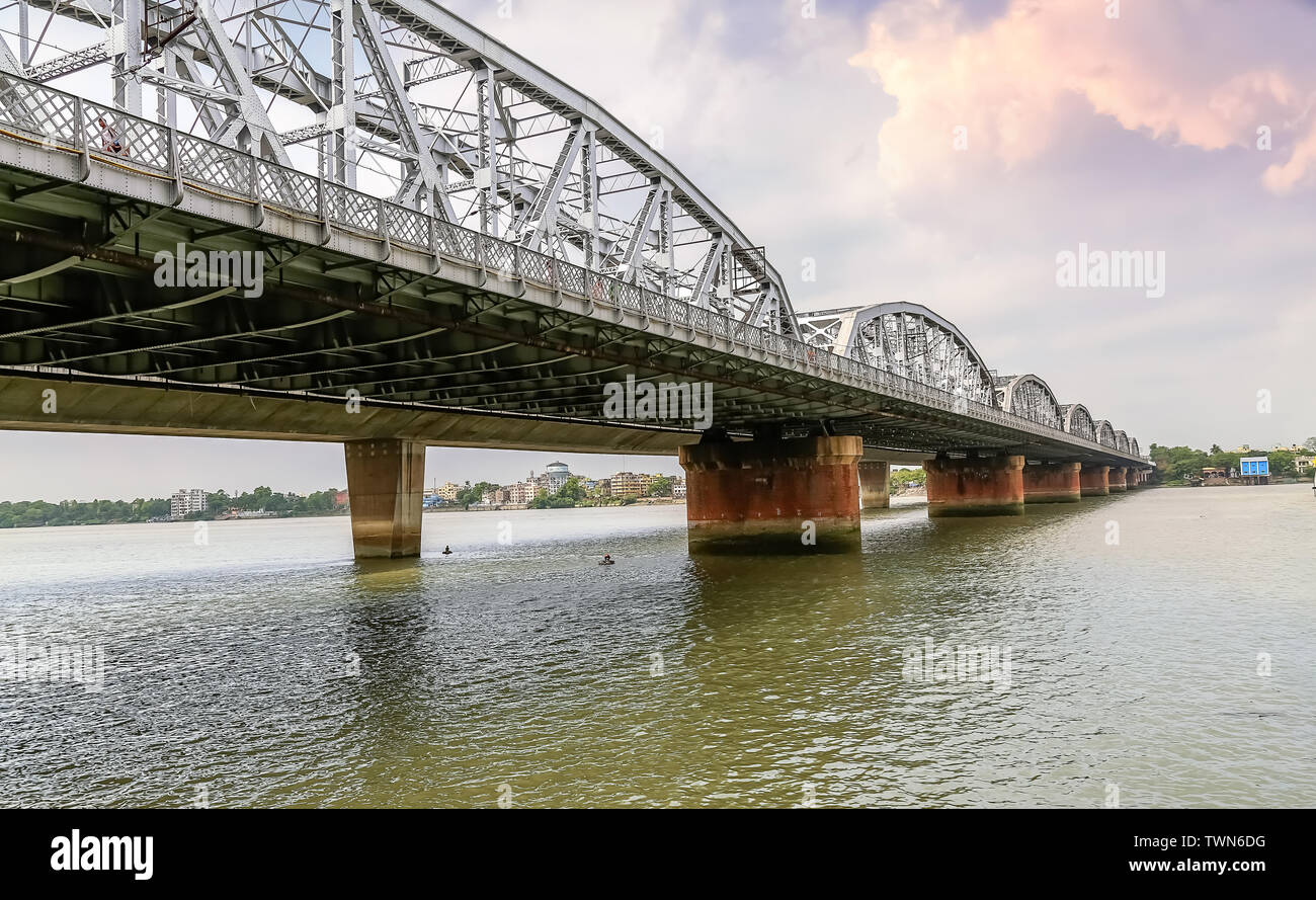 Bally bridge also known as the Vivekananda Setu is a multispan steel ...