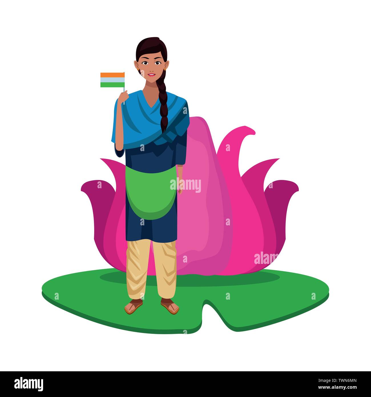 indian woman avatar cartoon character Stock Vector Image & Art - Alamy