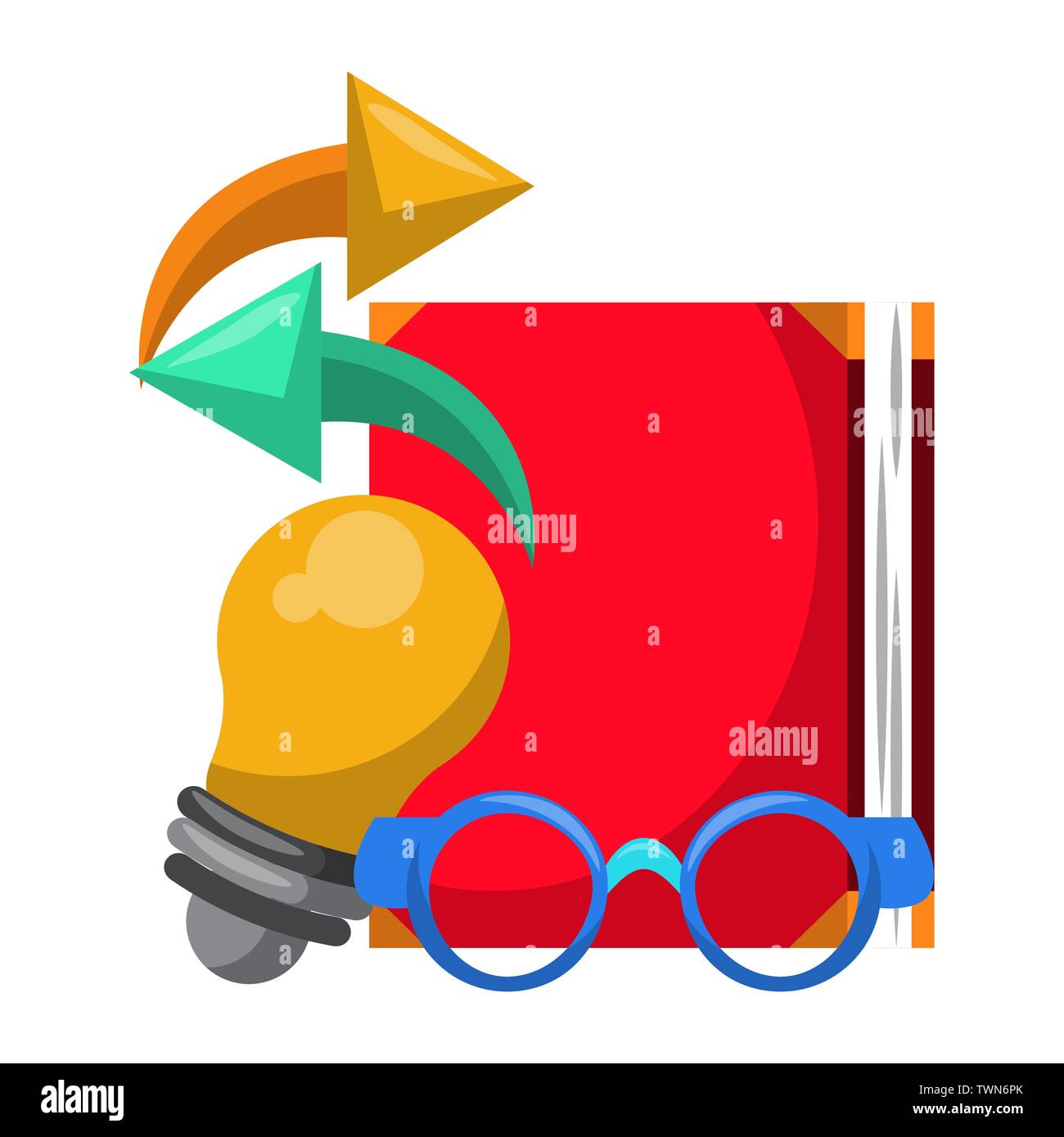 Books knowledge and education cartoons Stock Vector Image & Art - Alamy