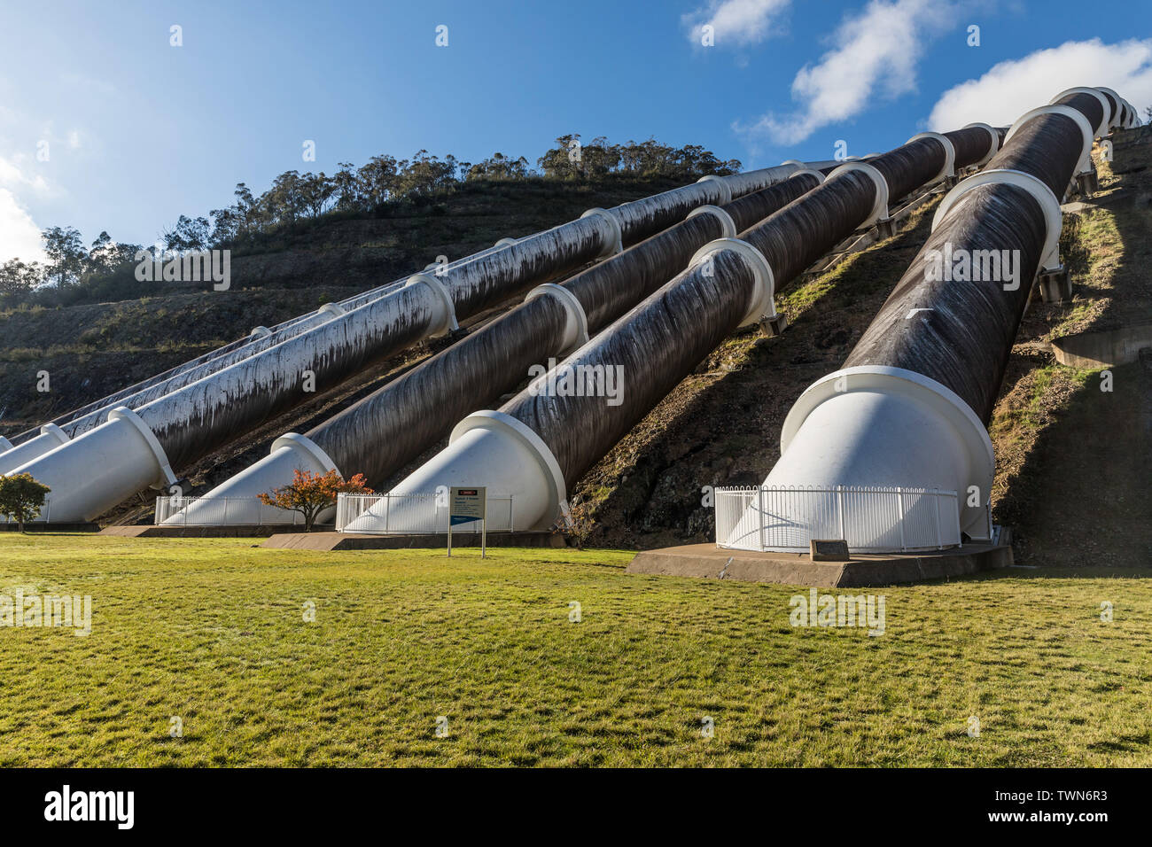 Tumut 3 Power station. A hydro-electric power station in the Snowy ...