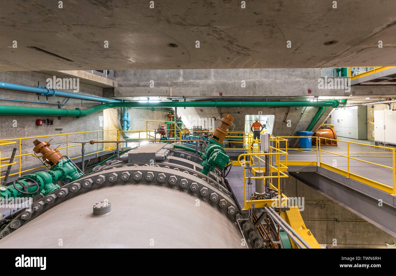 Tumut 3 Power station. A hydro-electric power station in the Snowy ...