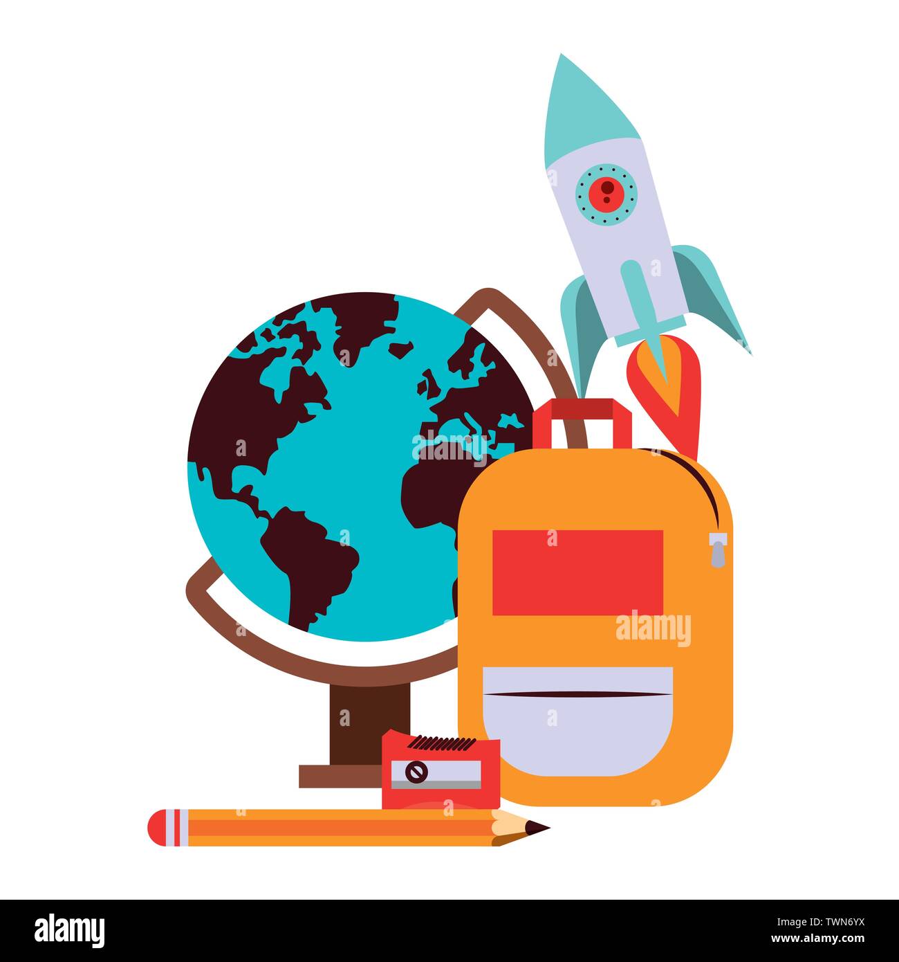 Back to school education cartoons Stock Vector Image & Art - Alamy