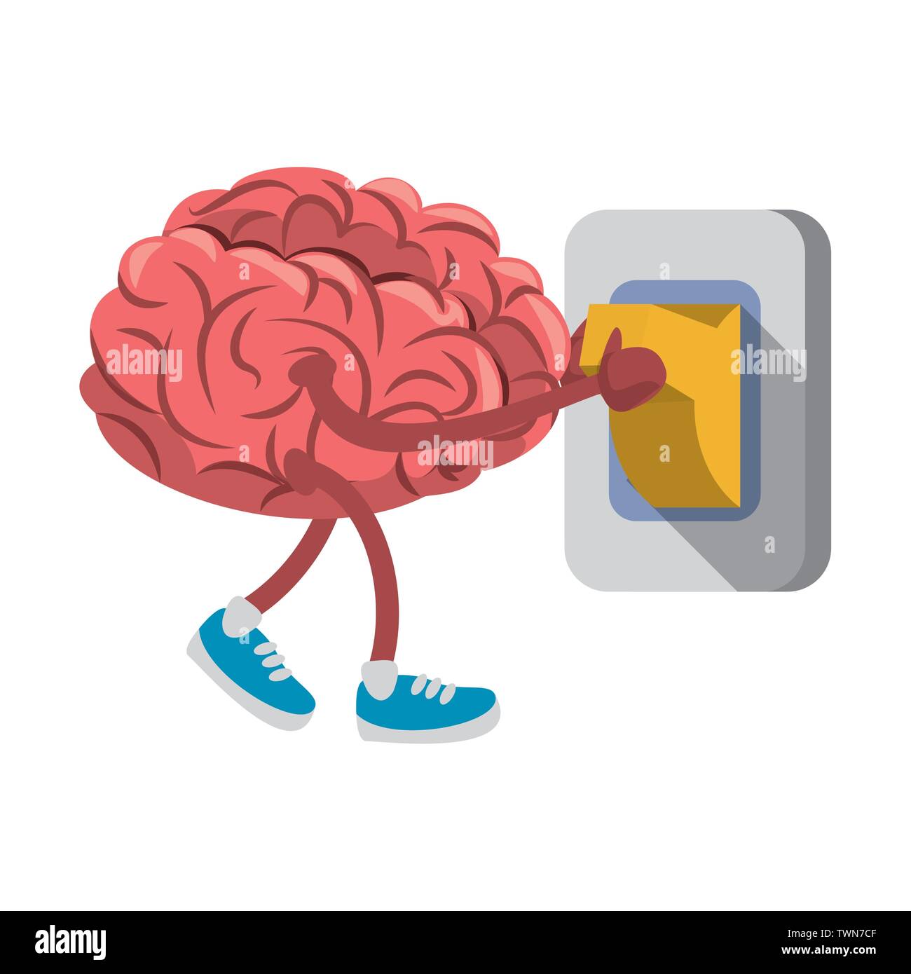 Human brain intelligence and creativity cartoons Stock Vector Image ...