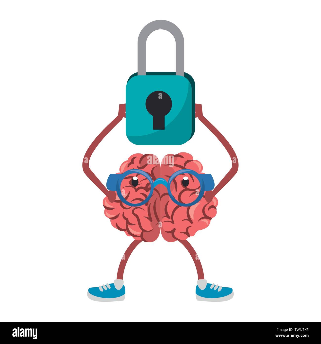 Human brain intelligence and creativity cartoons Stock Vector Image ...