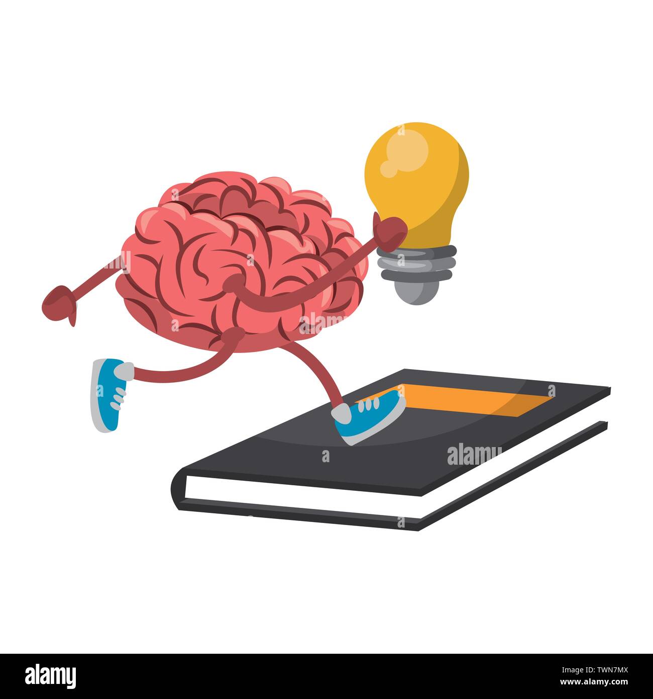 Human brain intelligence and creativity cartoons Stock Vector Image ...