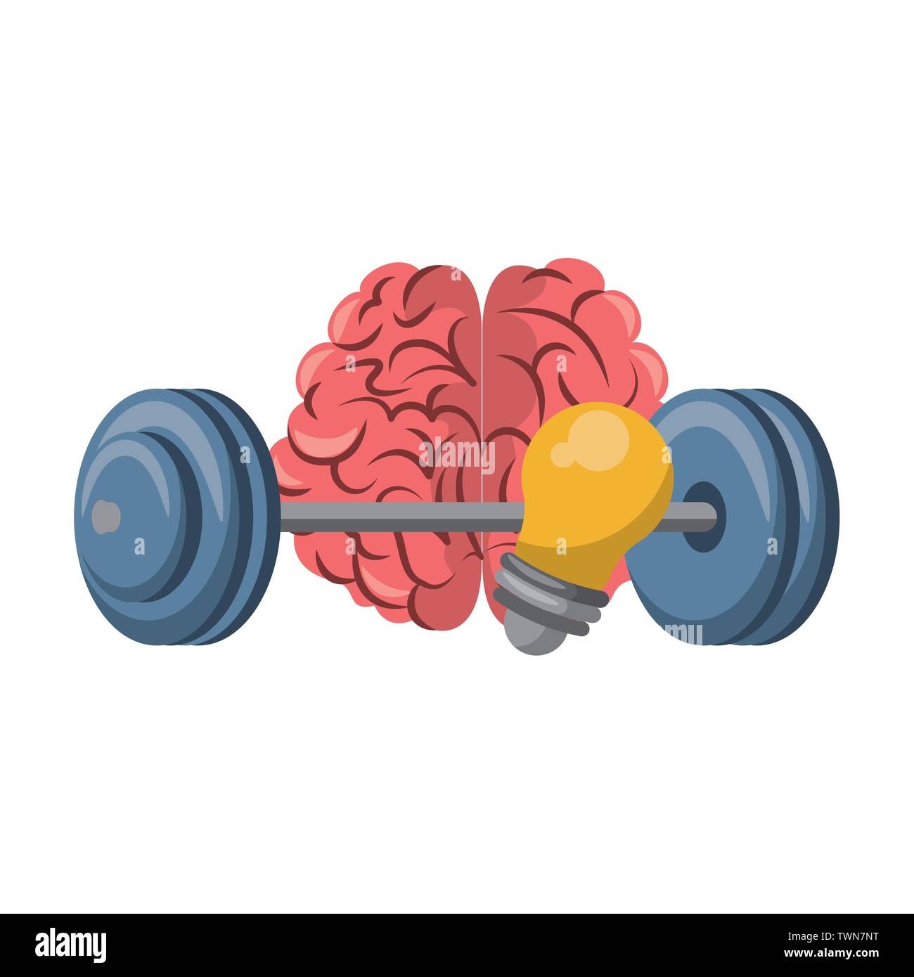 Human brain intelligence and creativity cartoons Stock Vector Image ...