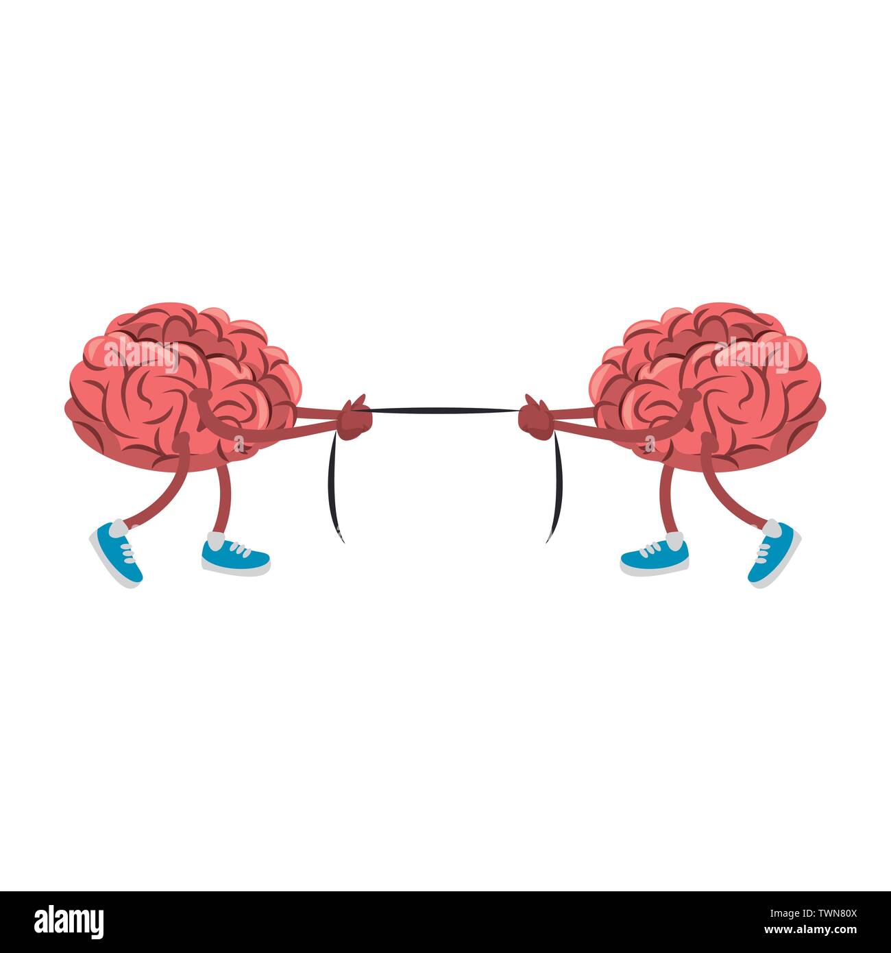 Human brain intelligence and creativity cartoons Stock Vector Image ...