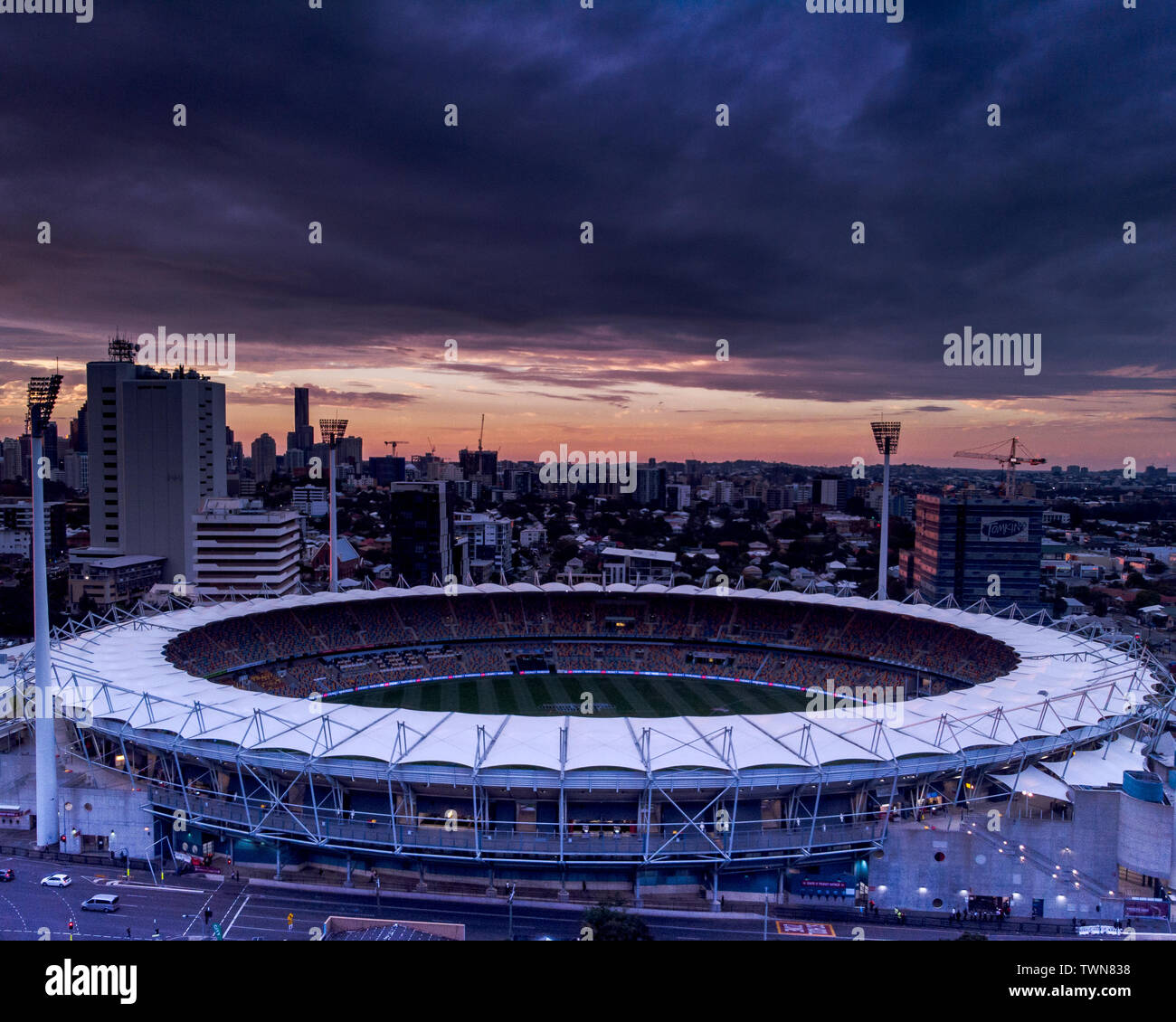 The Brisbane Cricket Ground Stock Photo - Alamy