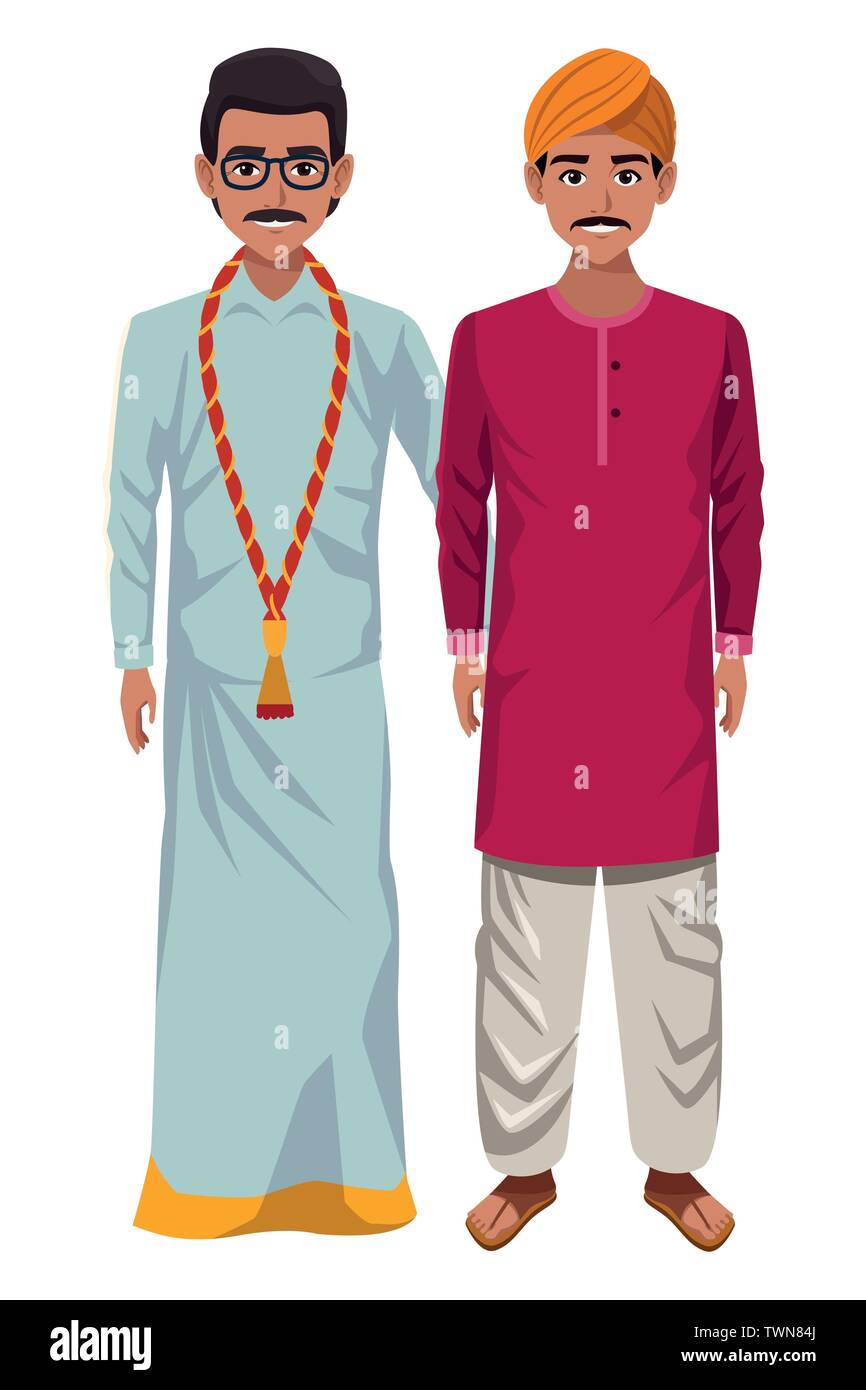 indian men avatar cartoon character Stock Vector Image & Art - Alamy