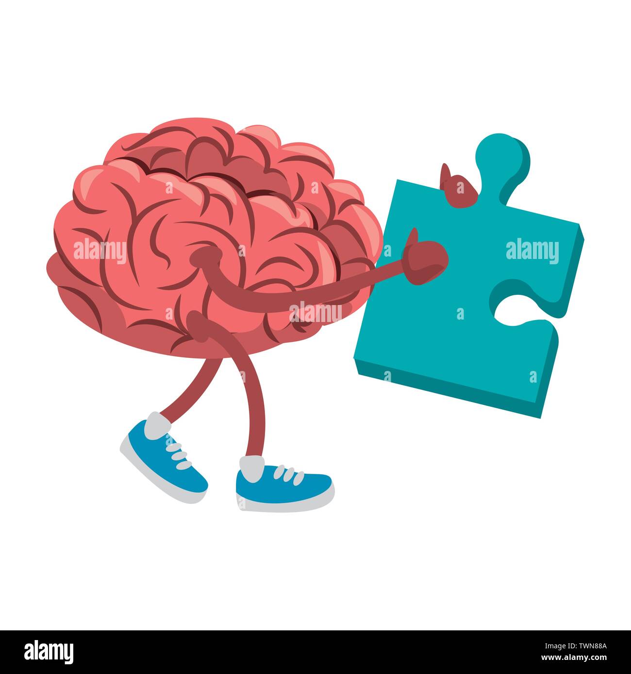 Human brain intelligence and creativity cartoons Stock Vector Image ...