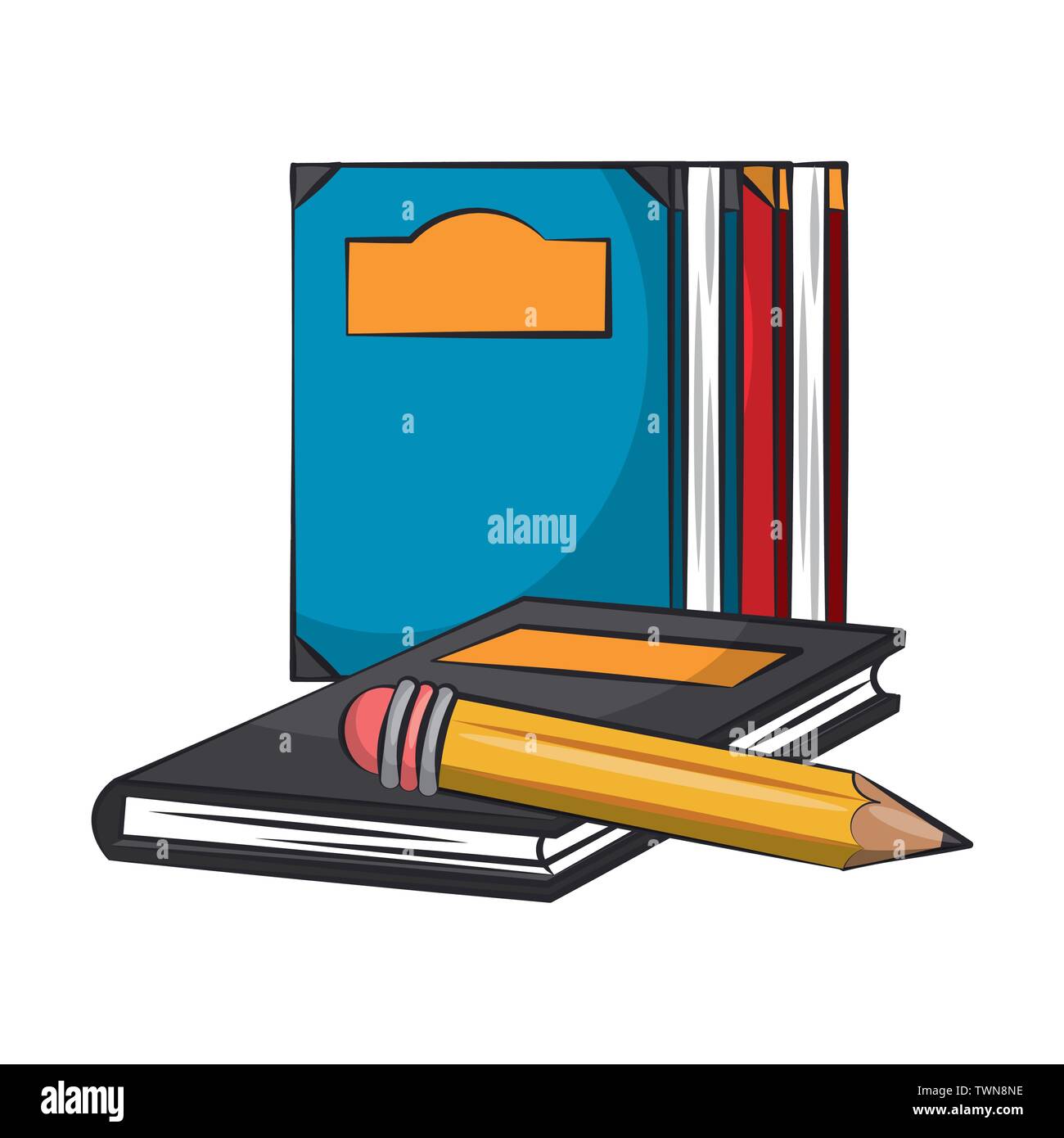Books knowledge and education cartoons Stock Vector Image & Art - Alamy