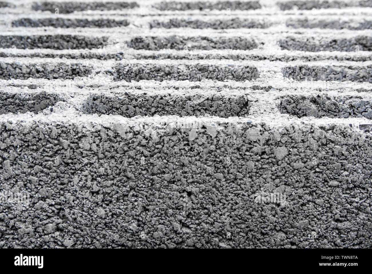 The surface of the concrete blocks Stock Photo - Alamy