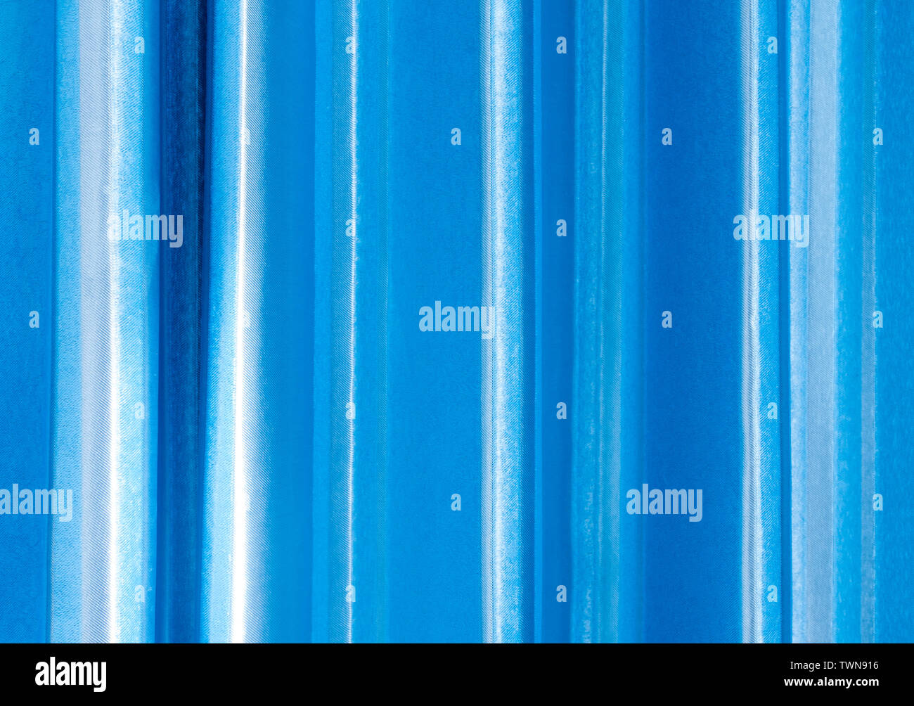 Blue shiny satin metal hi-res stock photography and images - Alamy