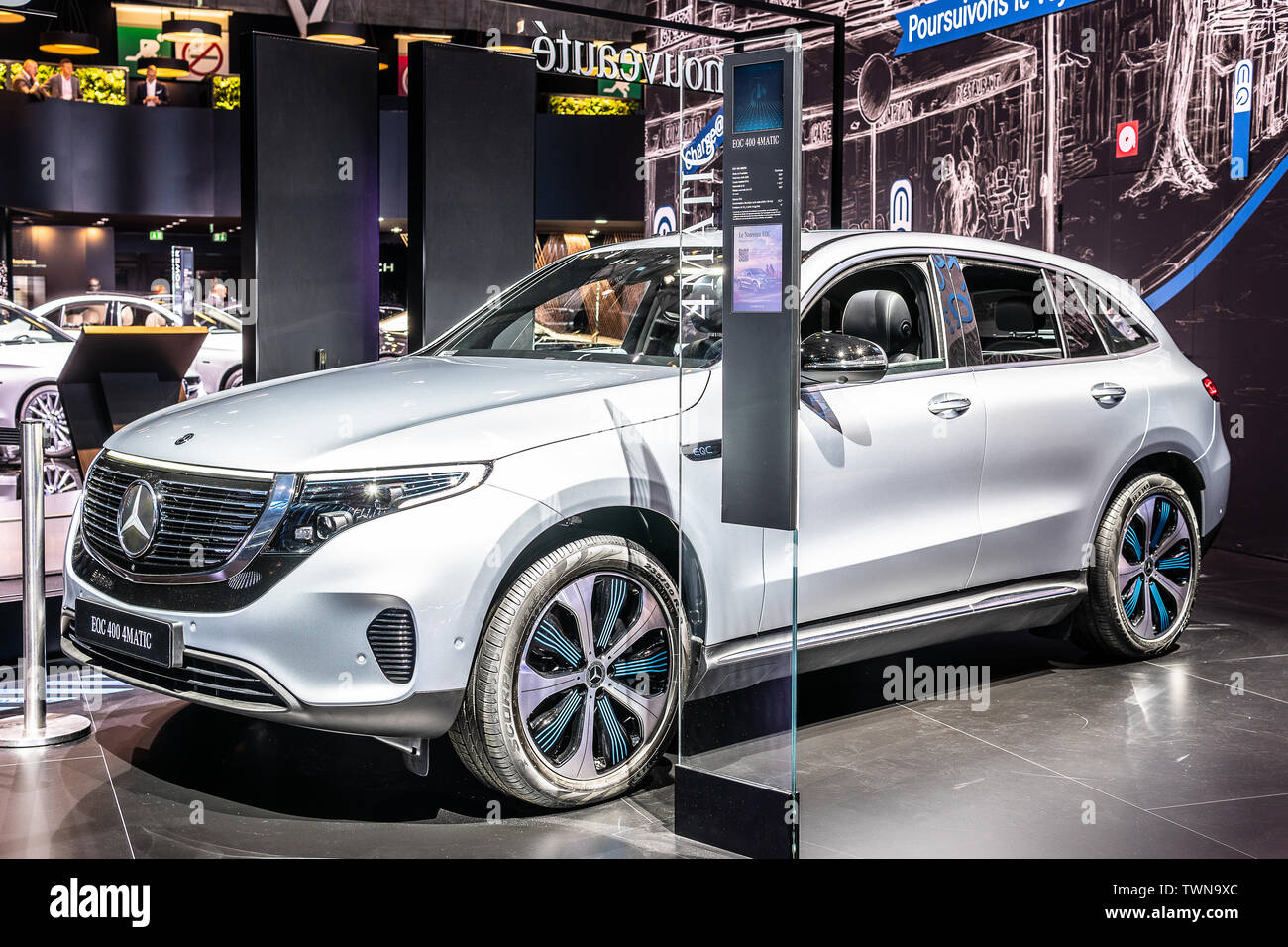Paris, France, Oct 08, 2018 production car: all new electric Mercedes ...