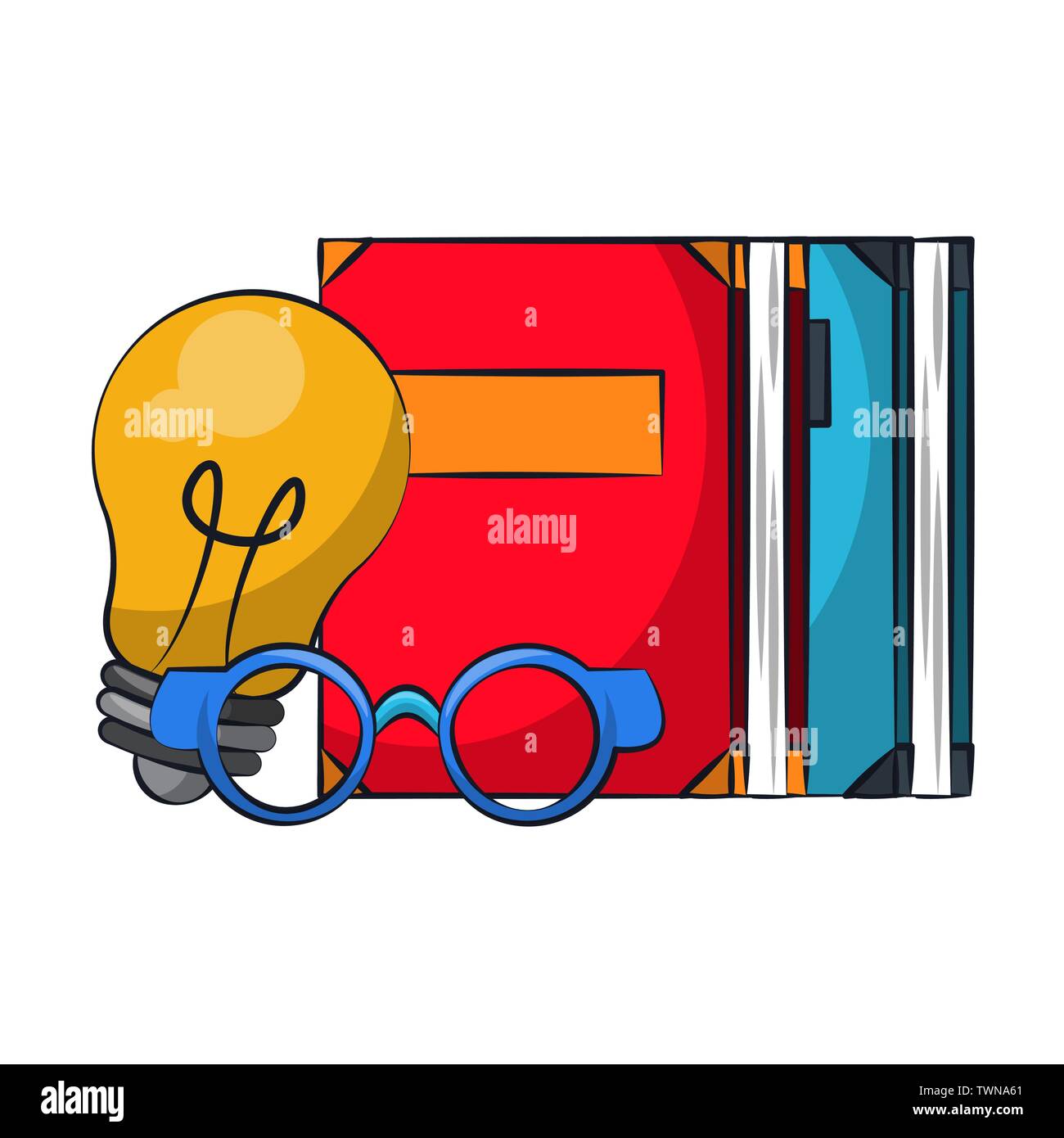 Books knowledge and education cartoons Stock Vector Image & Art - Alamy