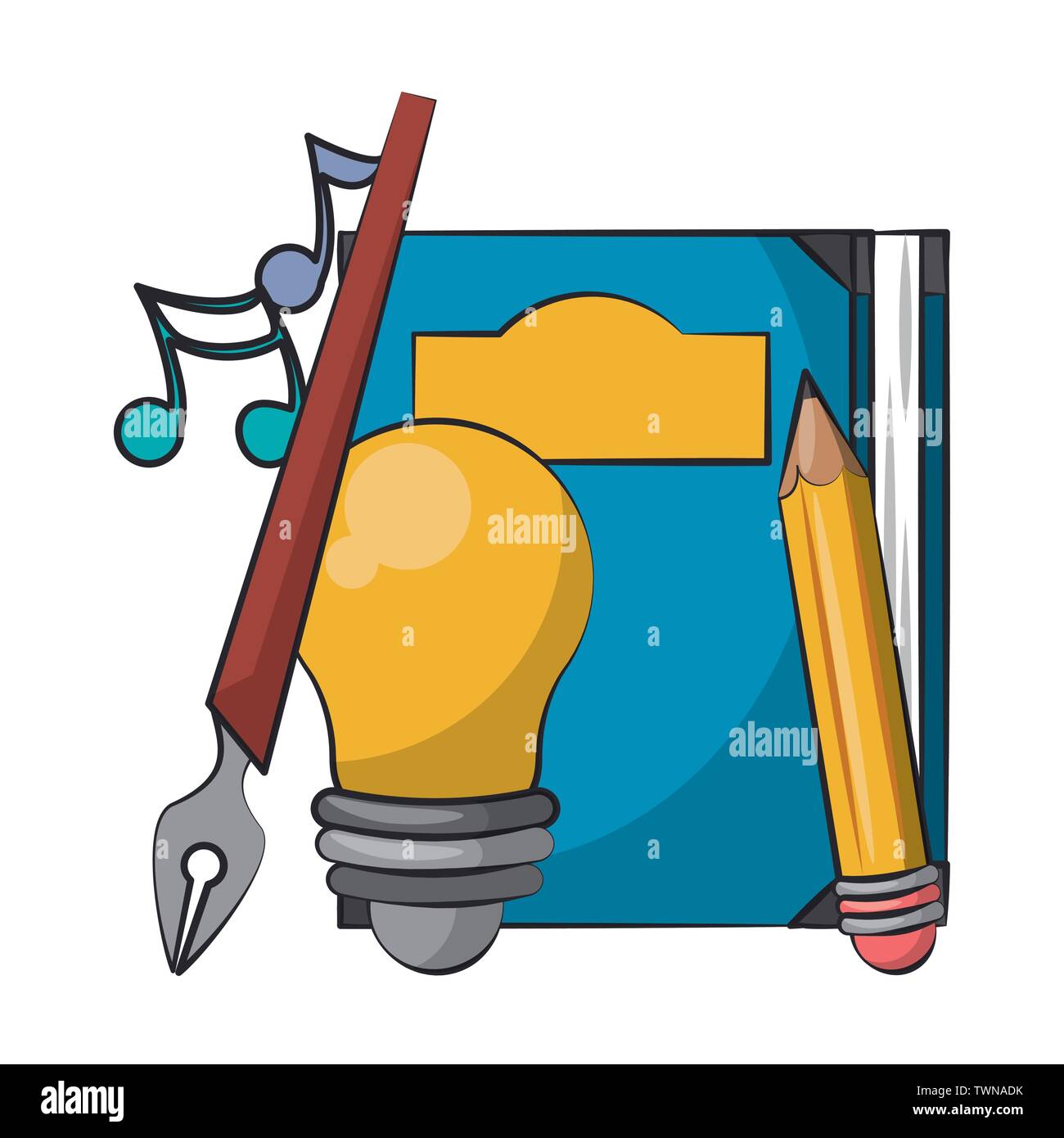 Books knowledge and education cartoons Stock Vector Image & Art - Alamy