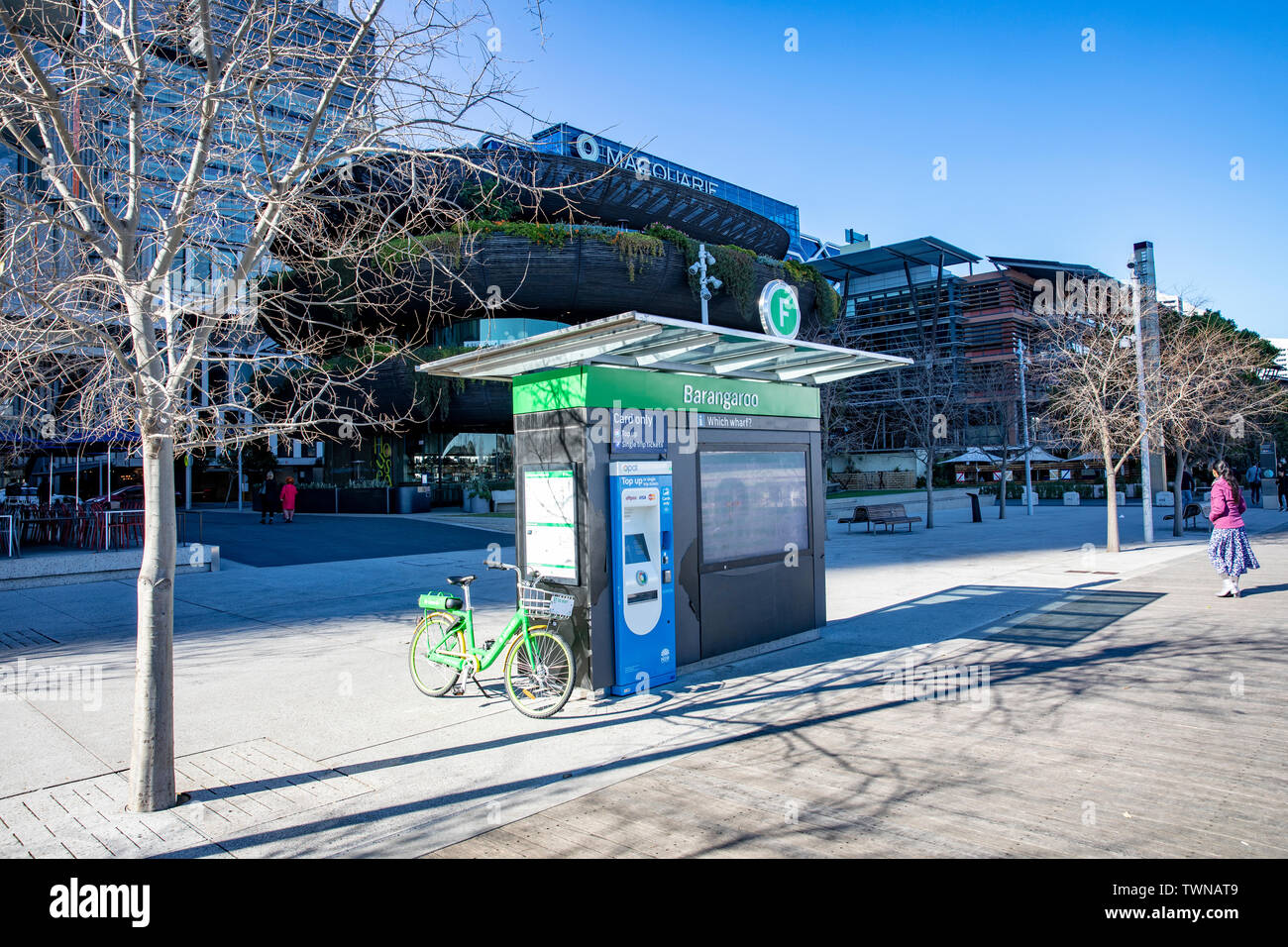 Barangaroo ferry wharf in Sydney city centre,Australia Stock Photo - Alamy