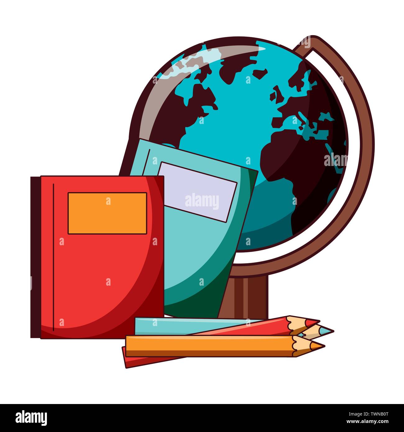 Back to school education cartoons Stock Vector Image & Art - Alamy
