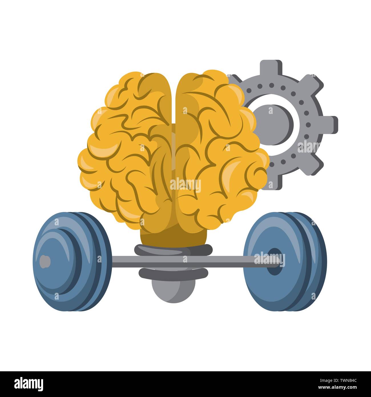 Human brain intelligence and creativity cartoons Stock Vector Image ...