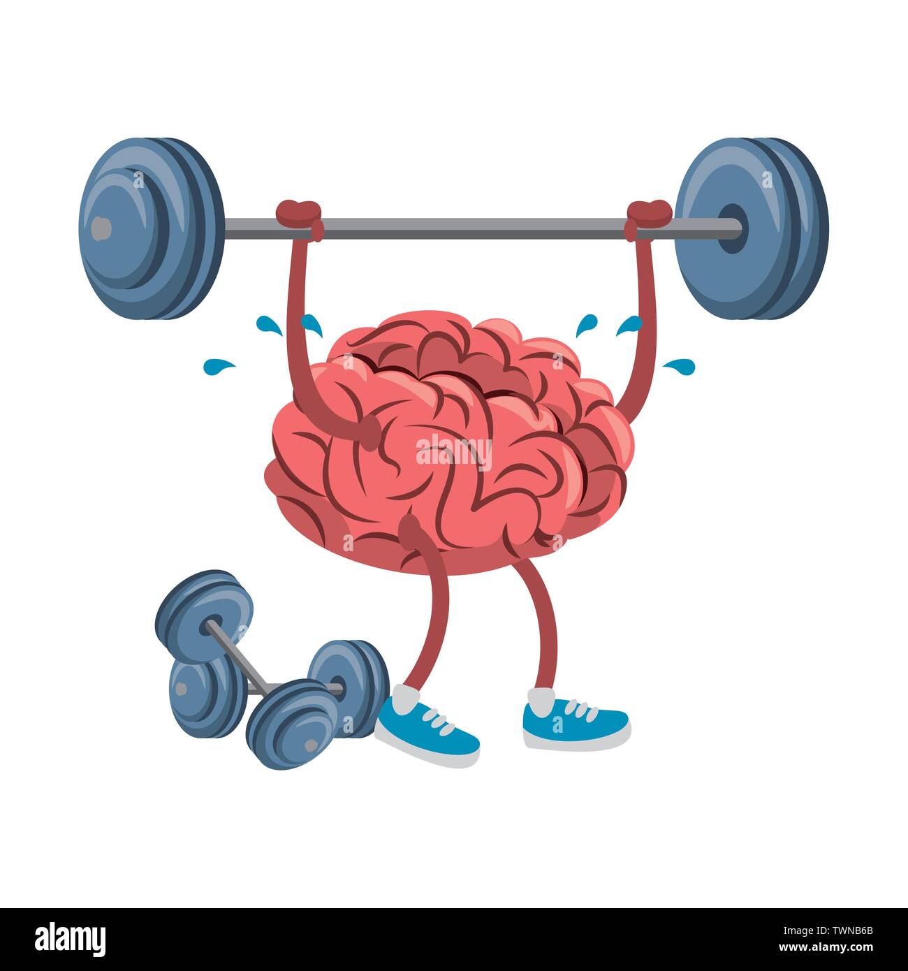 Human brain intelligence and creativity cartoons Stock Vector Image ...