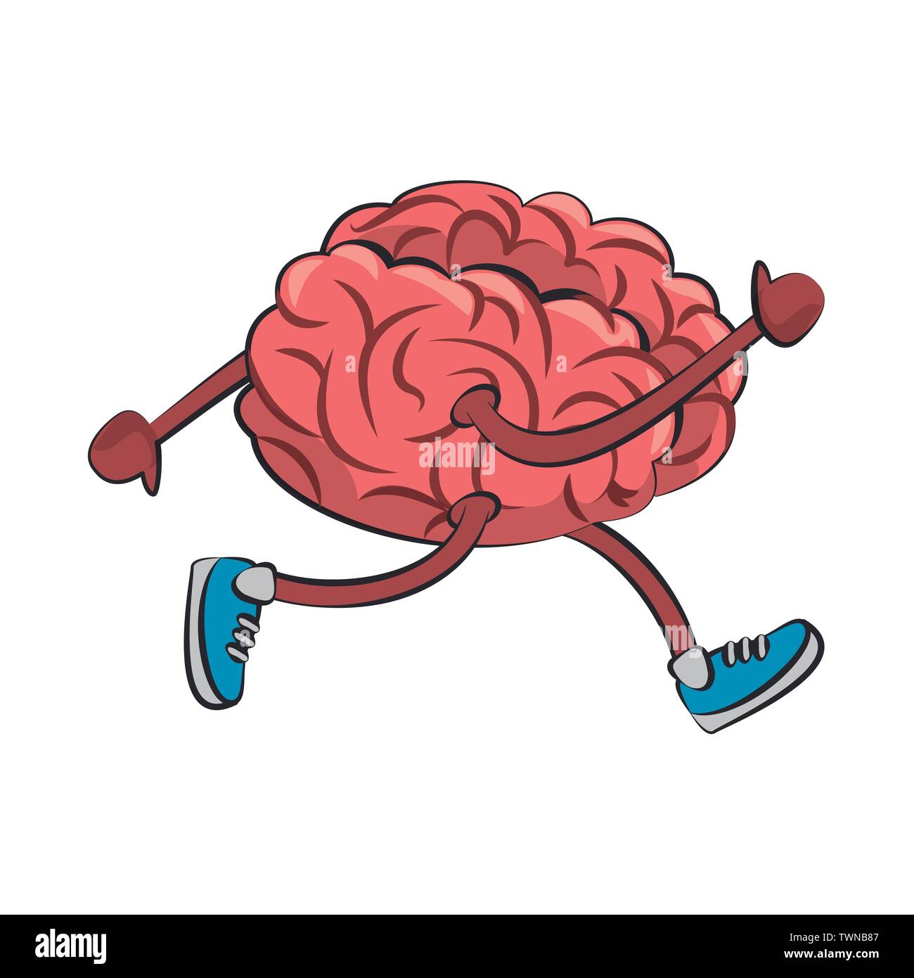 Human brain intelligence and creativity cartoons Stock Vector Image ...