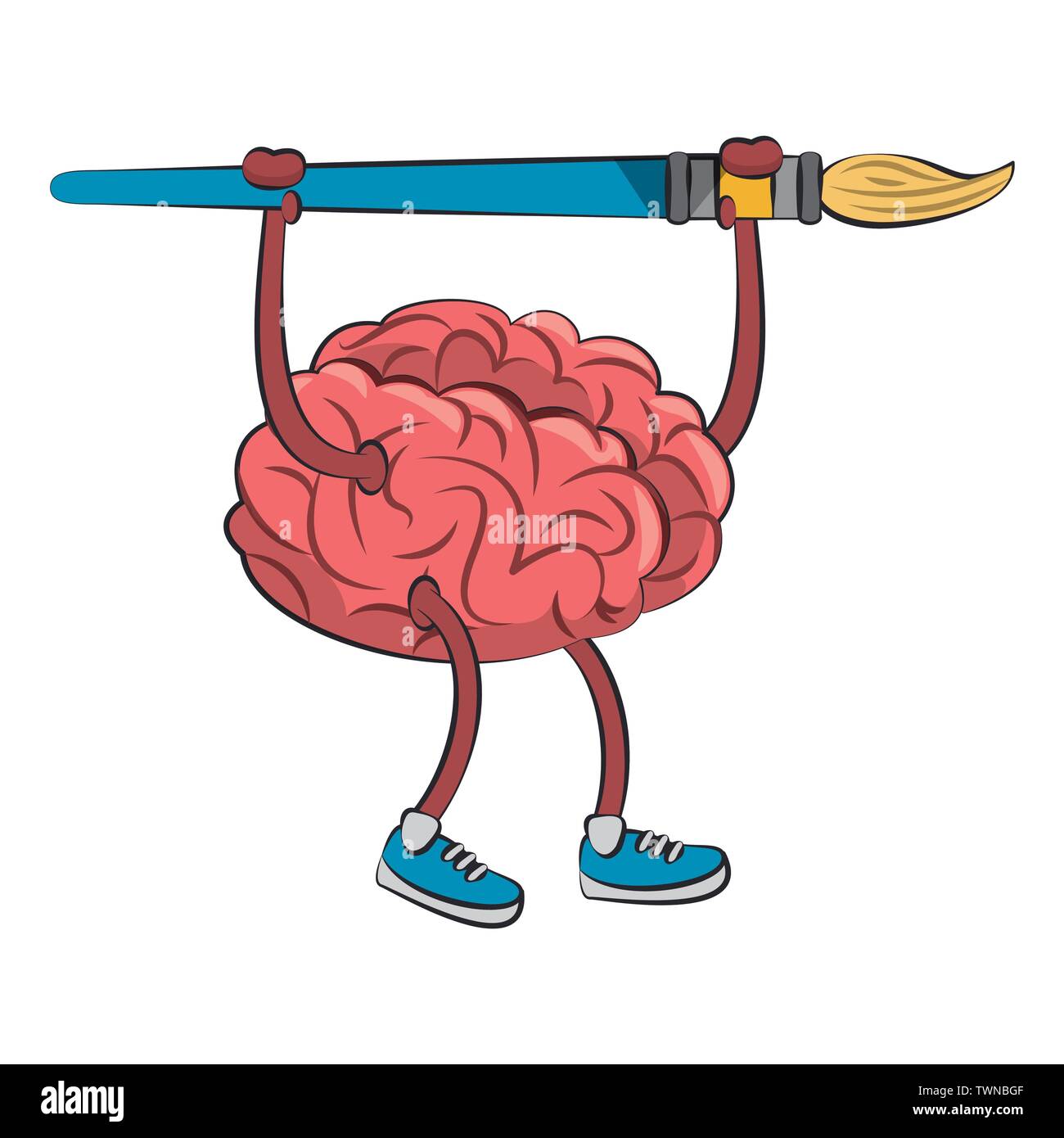 Intelligent Brain Clipart Vector