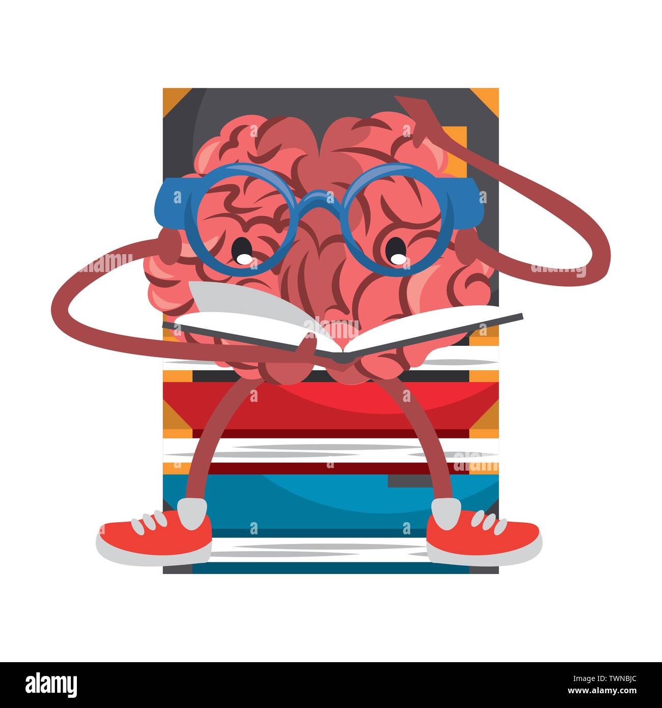 Human brain intelligence and creativity cartoons Stock Vector Image ...