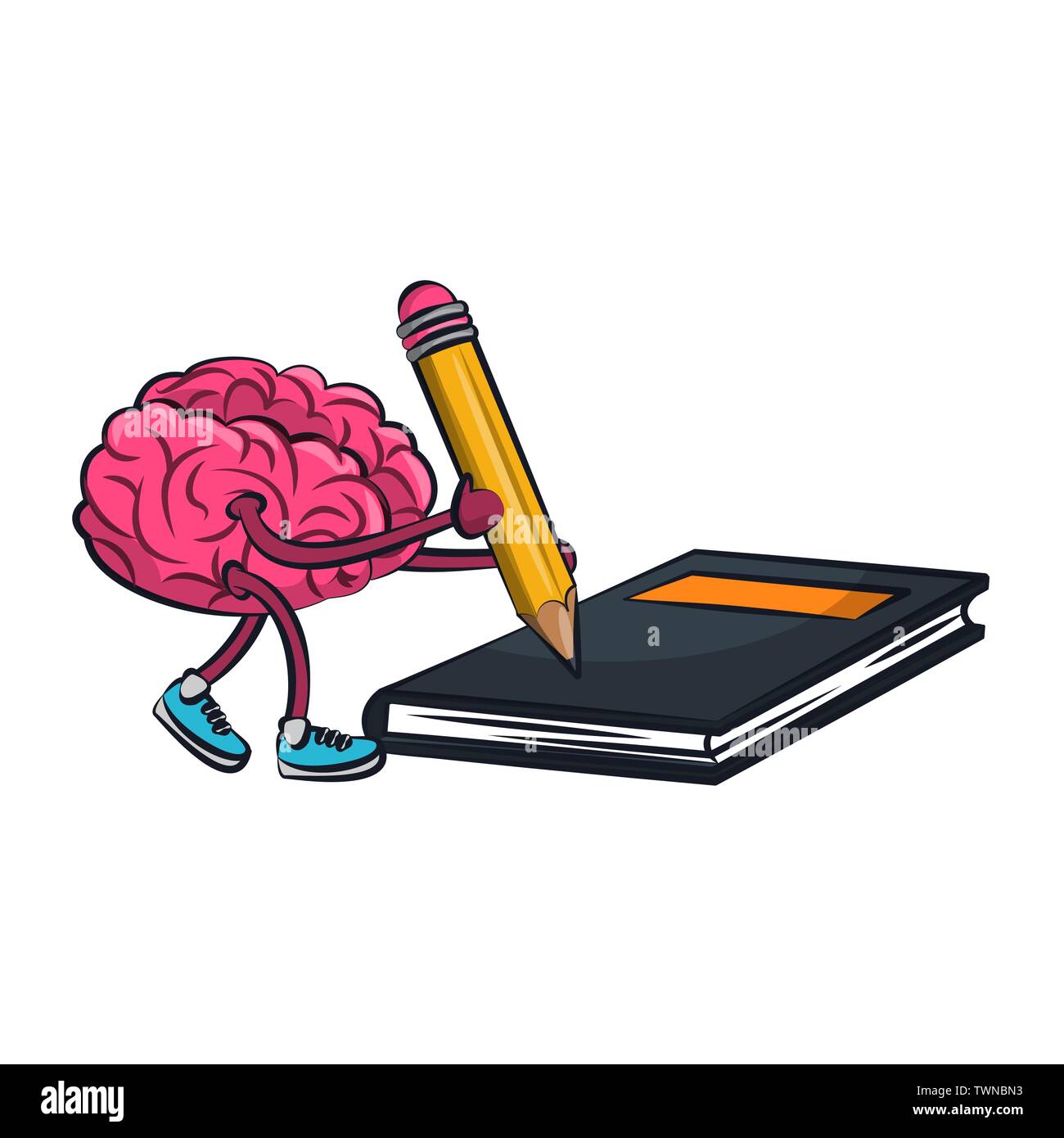 Human brain intelligence and creativity cartoons Stock Vector Image ...
