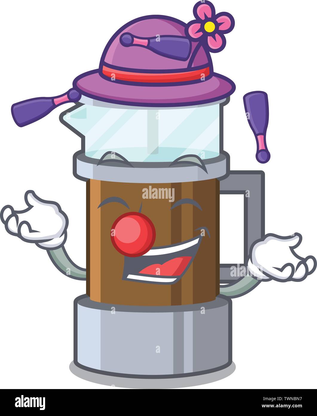 Cafetiere chrome Stock Vector Images - Alamy