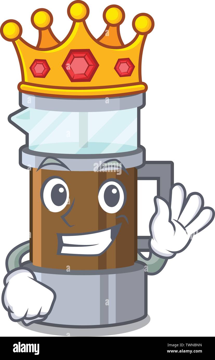 King french press in a cartoon fridge Stock Vector Image & Art - Alamy