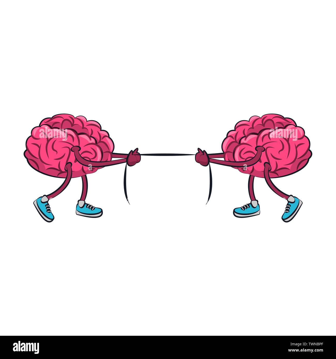 Human brain intelligence and creativity cartoons Stock Vector Image & Art - Alamy