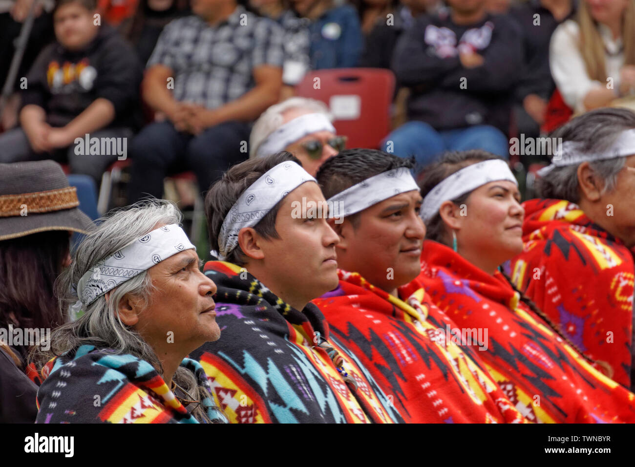 VANCOUVER, BRITISH COLUMBIA, CANADA - June 21, 2019. Canadian First ...
