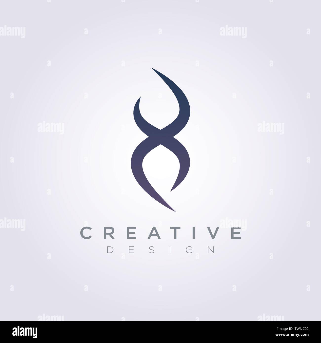Letter X Decorative Vector Illustration Design Clipart Symbol Logo ...