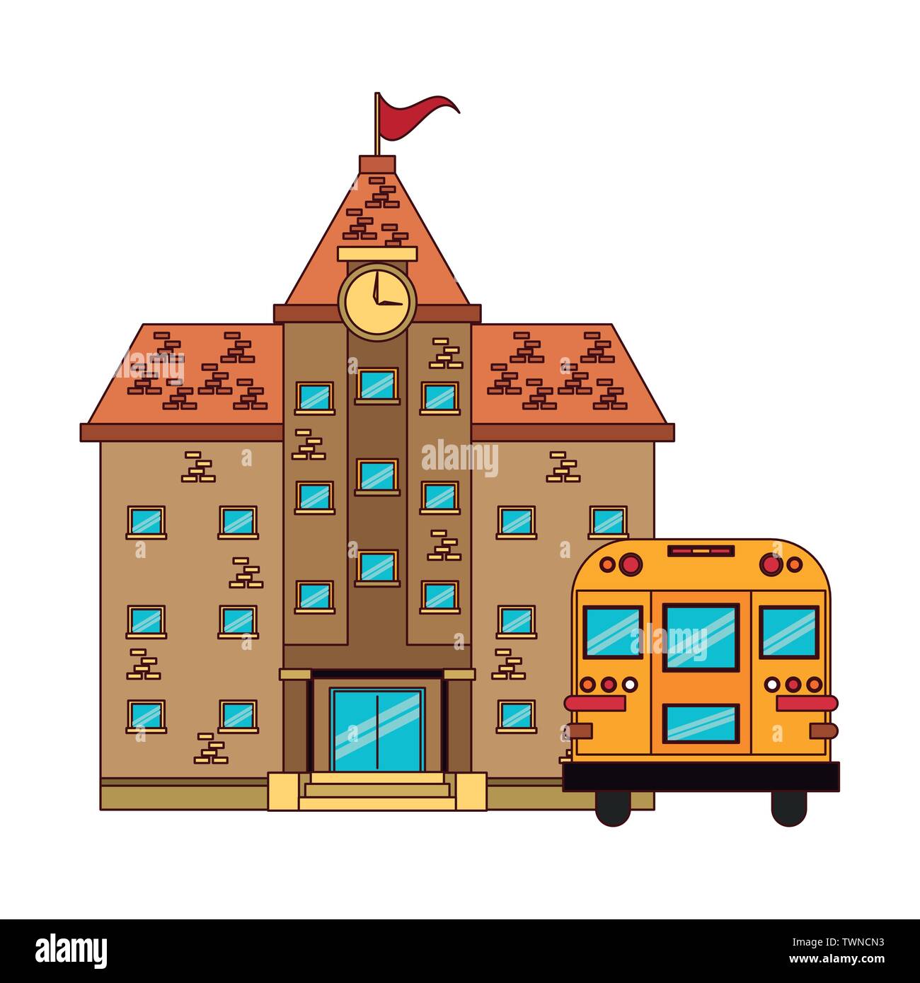 Back to school education cartoons Stock Vector Image & Art - Alamy