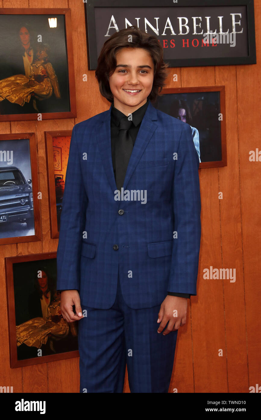 June 20, 2019 - Westwood, CA, USA - LOS ANGELES - JUN 20: Luca Luhan at ...