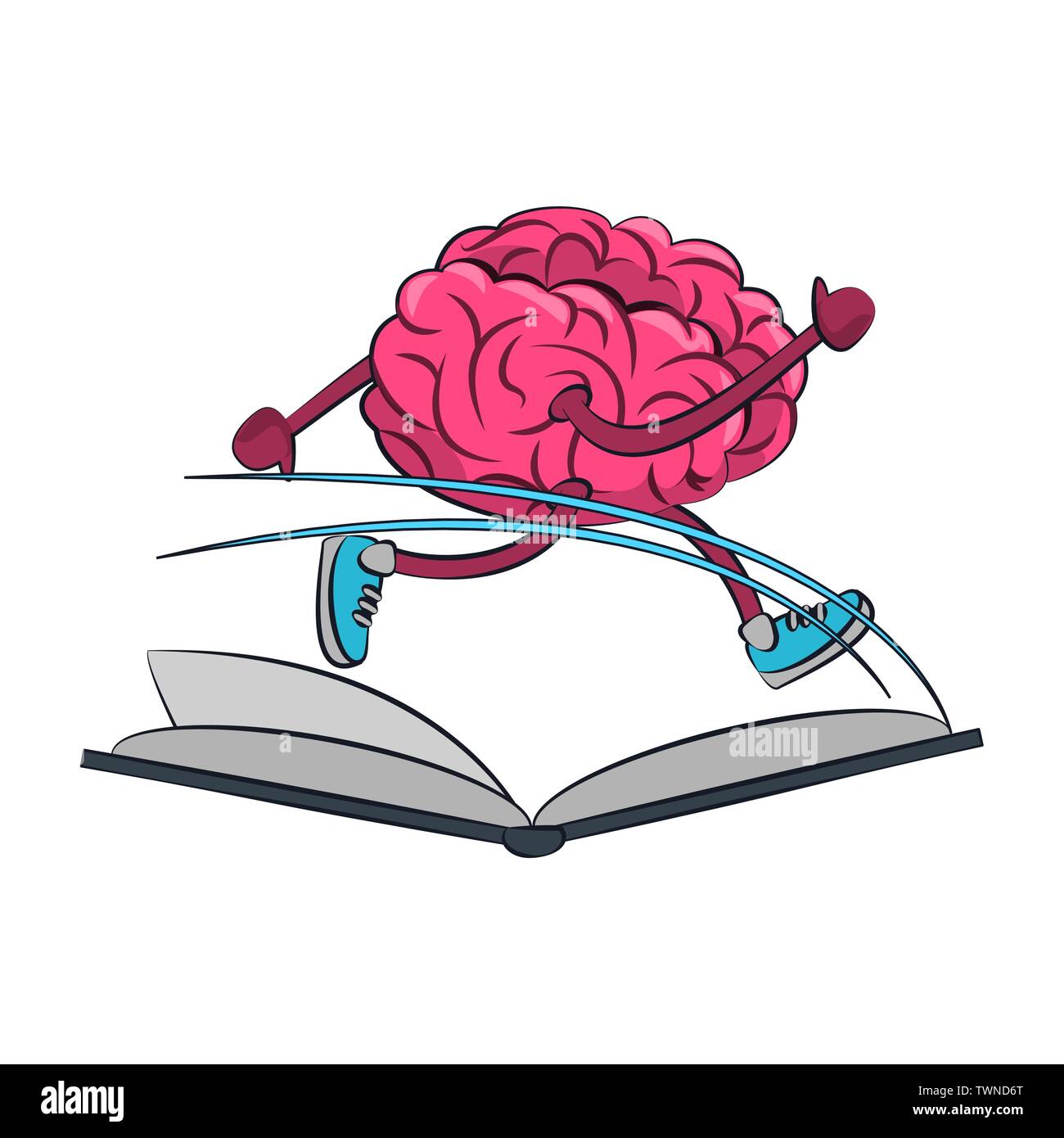 Human brain intelligence and creativity cartoons Stock Vector Image ...