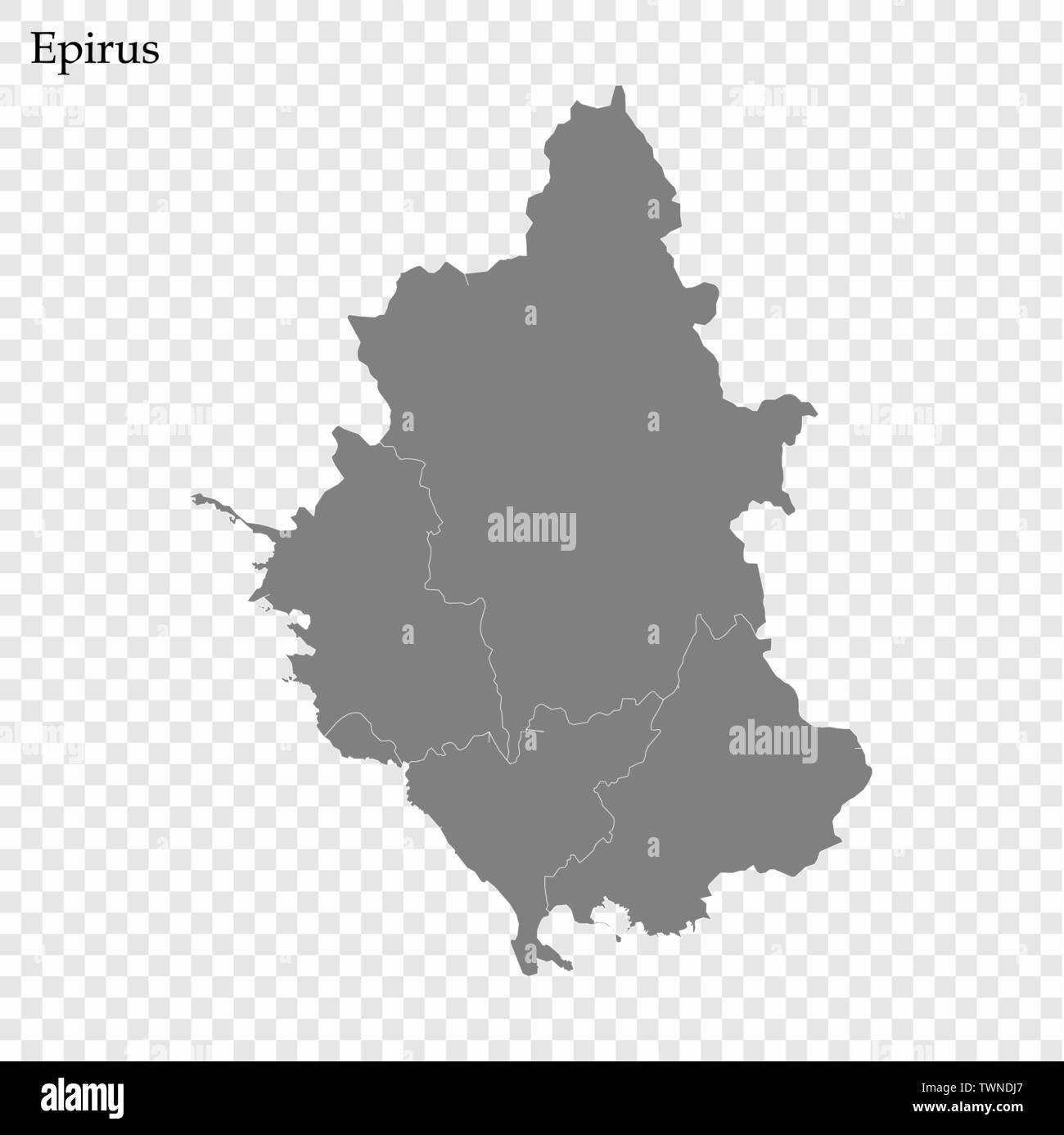 Administrative units map hi-res stock photography and images - Alamy