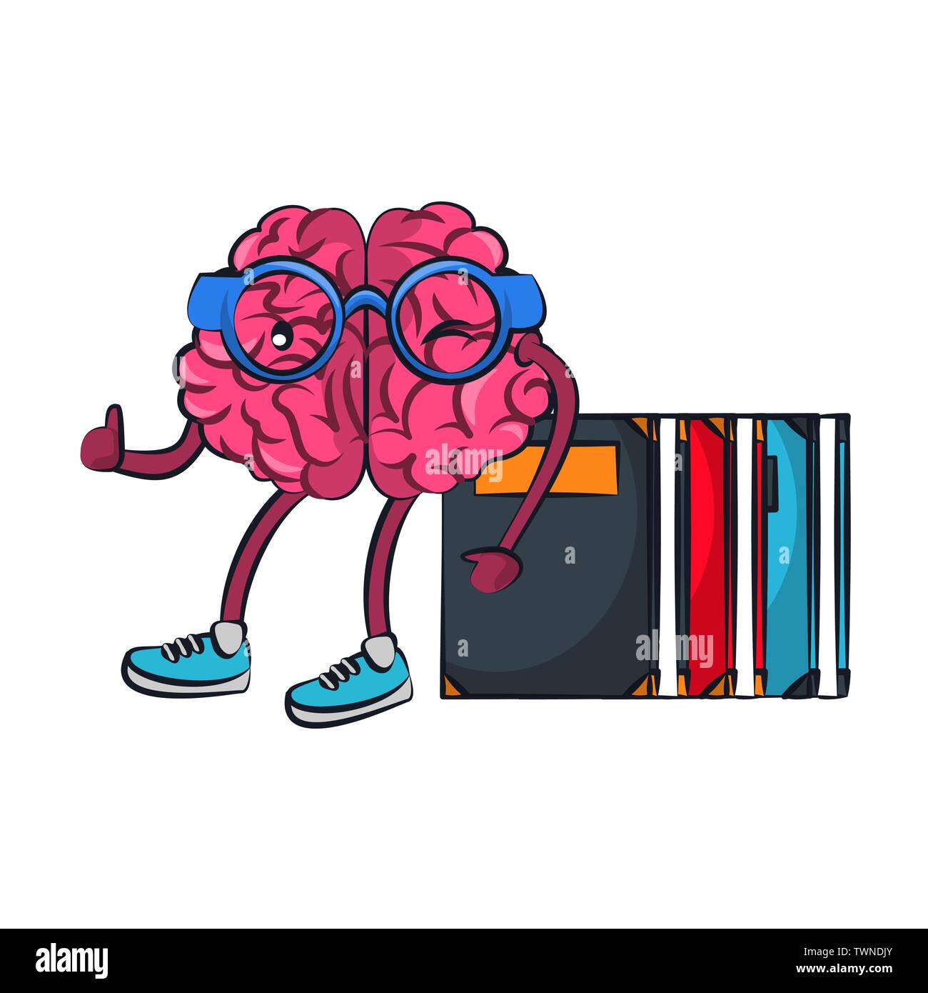 Human brain intelligence and creativity cartoons Stock Vector Image ...