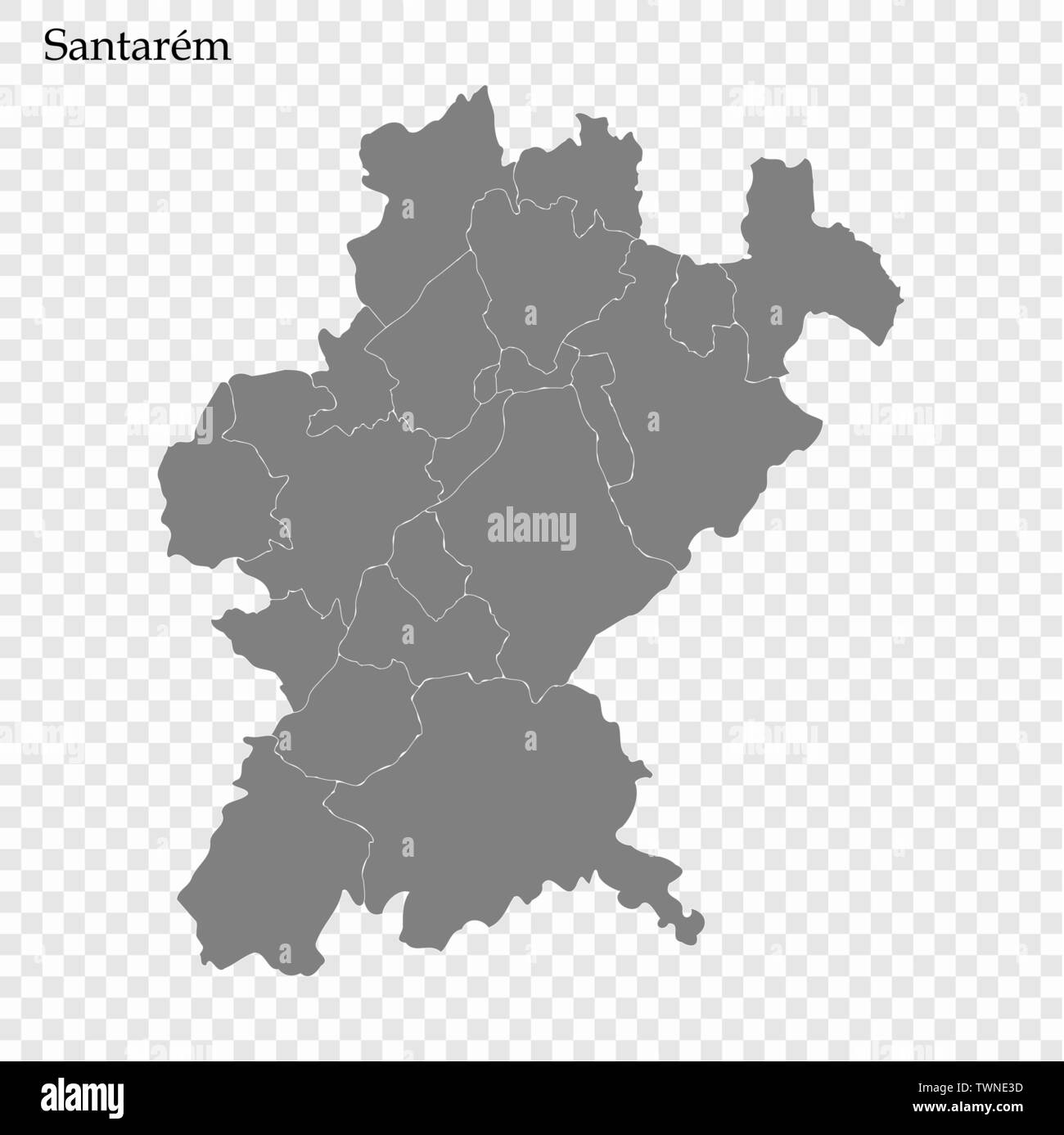 Map of santarem hi-res stock photography and images - Alamy