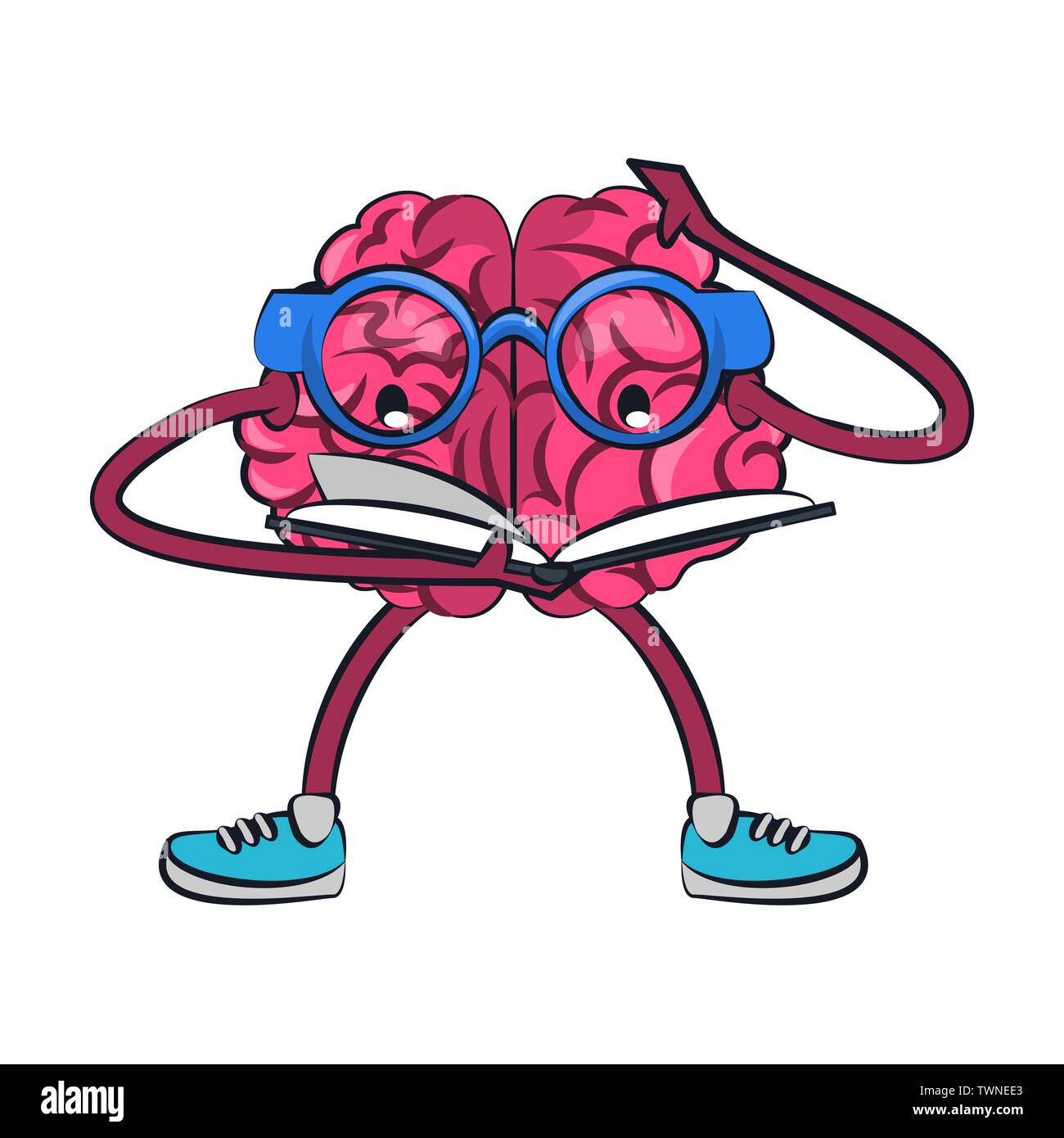 Human brain intelligence and creativity cartoons Stock Vector Image ...