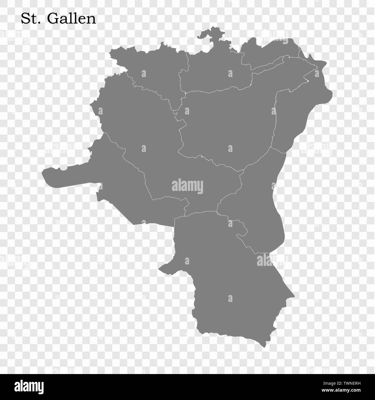 St gallen map Black and White Stock Photos & Images - Alamy
