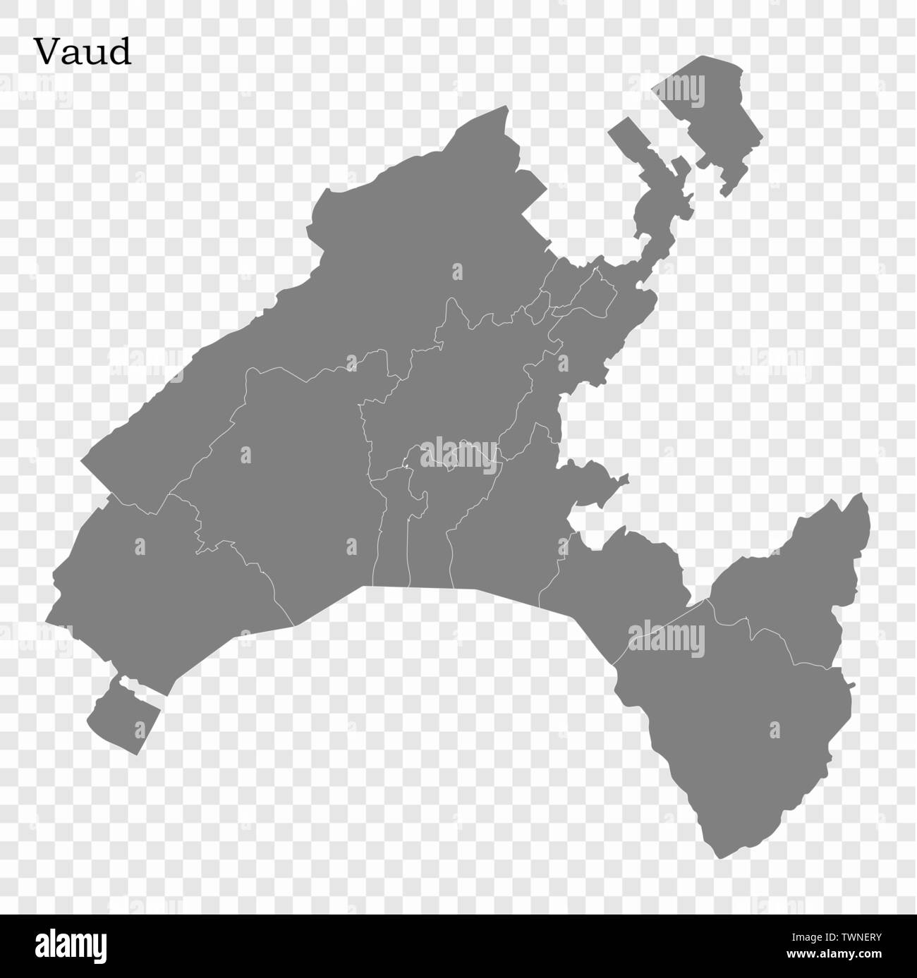 Map of vaud hi-res stock photography and images - Alamy