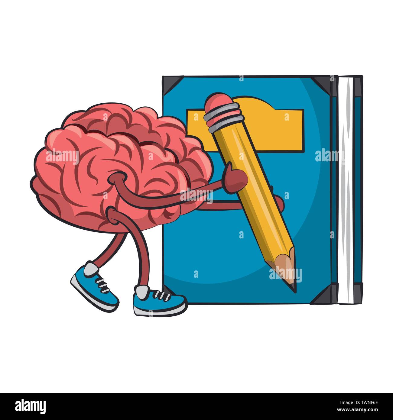 Human brain intelligence and creativity cartoons Stock Vector Image ...