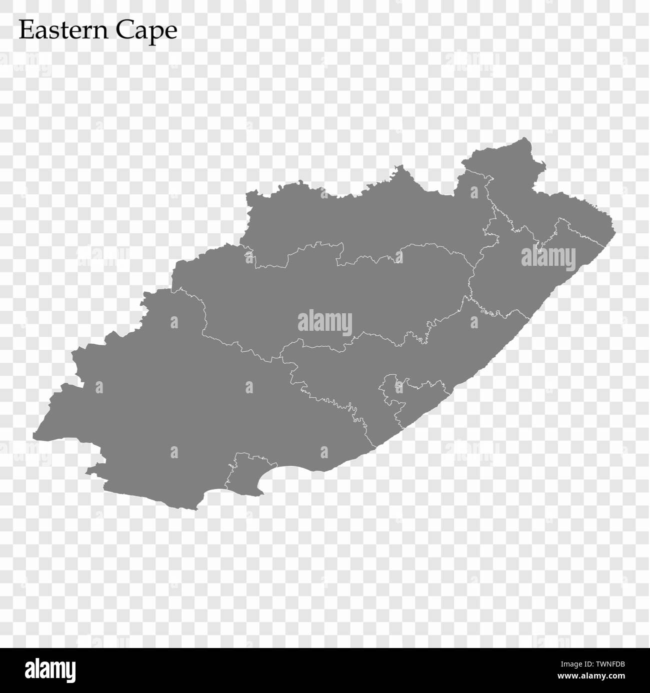 Map of eastern cape hi-res stock photography and images - Alamy