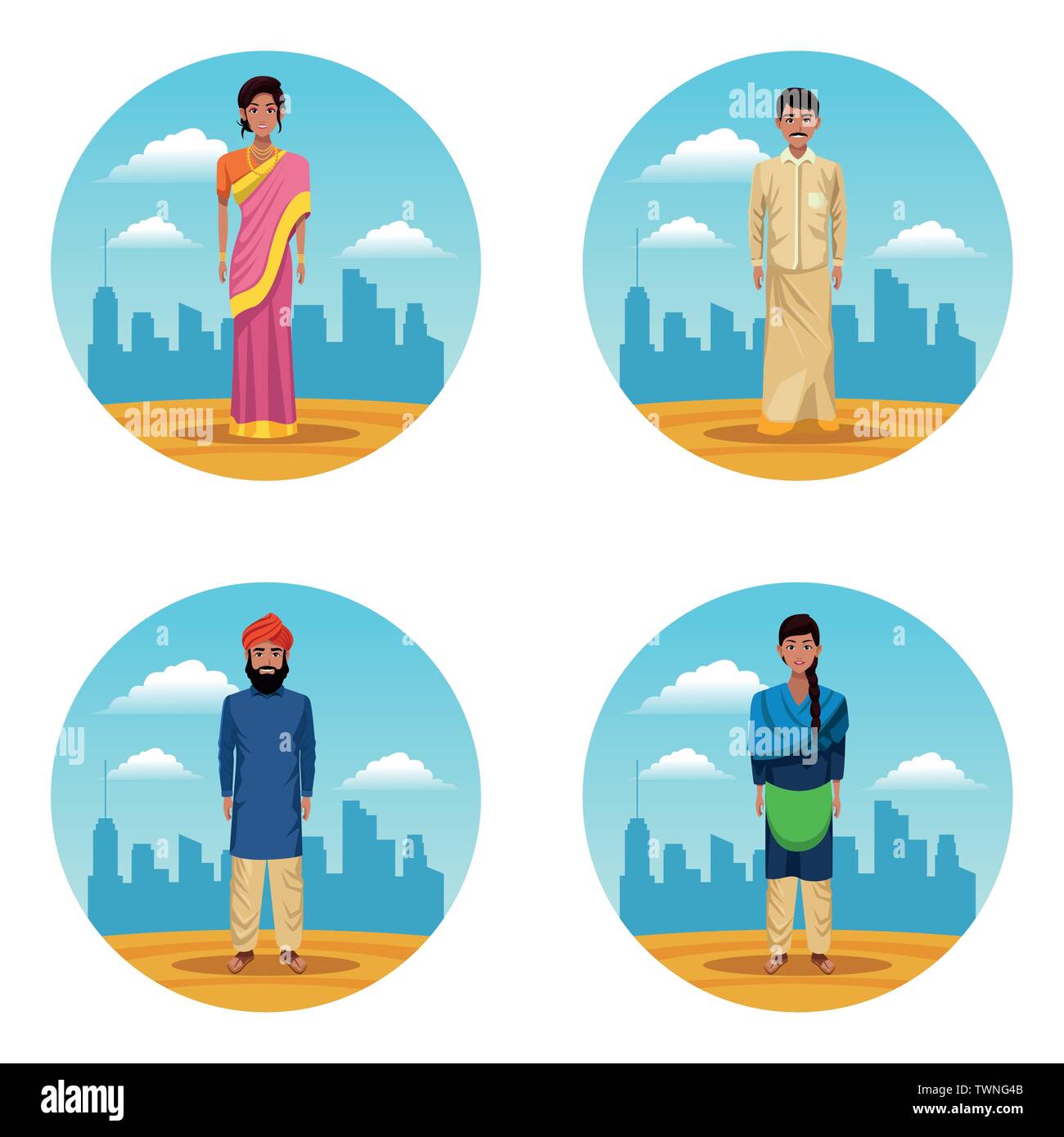 Indian women clothes Cut Out Stock Images & Pictures - Alamy